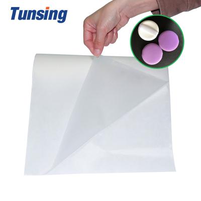 China Polyurethane Self Vinyl Hot Melt Adhesive Film Transparent Color For Fabric for sale