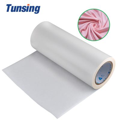 China Heat Resistant PolyesterHot Melt  Adhesive Film Double Side Tape For Textile Fabric for sale