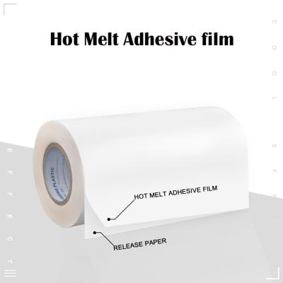China Self Adhesive TPU Hot Melt Adhesive Film Polyurethane White Mist Translucent Color for sale