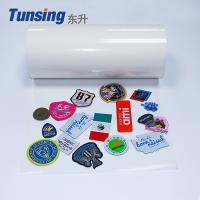 China PO Hot Melt Adhesive Film Backing Glue 100 Yards / Roll For Embroidery Patches for sale