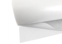 China Transparent EAA Hot Melt Adhesive Film Glassine Release Paper For Fabric Logo for sale