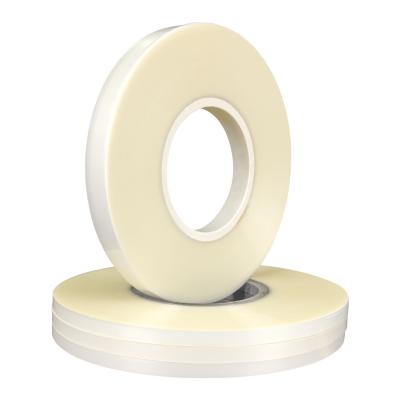 China 6mm Width Single Sided Pet Hot Melt Adhesive Nails Tapes Fot Packing Foods Clips for sale