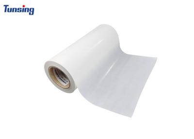 China PES Fabric Hot Melt Adhesive Film  Glassine Paper For Bonding PVC for sale