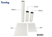 China 0.075mm Thickness Pet Film 30cm 33cm 60cm Width Dtf PET for sale