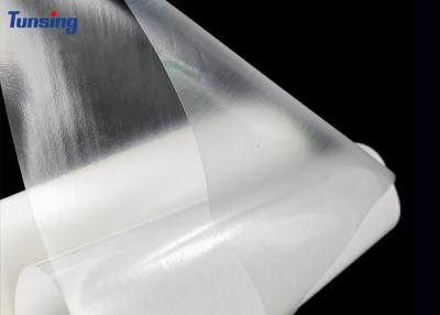 China Transparent Thermoplastic Hot Melt Adhesive Film For Embroidery Badges 100yards/Roll for sale