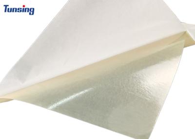 China Excellent Stickiness Amber PES Adhesive Film Hot Melt Polyester for Stainless Steel for sale