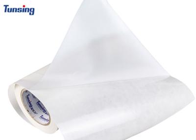 China Milky White Translucent PES Polyester Hot Melt Adhesive Film For Embroidery Patch for sale