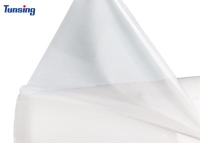 China Pes Hot Melt Adhesive Films White Polyester 0.1mm Thickness For Textile Fabric for sale