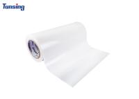 China PES Hot Melt Adhesive Film High Density Milk White Translucent For Textile Fabric for sale