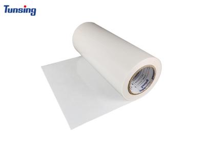 China Hot Melt Adhesive Film Milky White Translucent PES Polyester For Embroidery Patch for sale