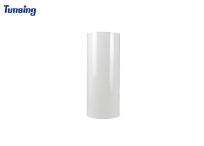 China Polyester Hot Melt Adhesive Film PES White Color For Back Side of Patch Label for sale