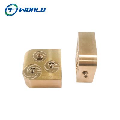 China CNC Machining Brass Service Nickle Plating 5 Axis Milling Copper Bronze Parts for sale