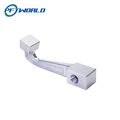 China High Precision Aluminum Accessories, CNC Machining Aluminum Silvery Parts for sale