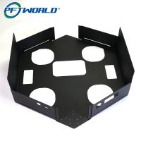 China OEM Custom Aluminum Laser Cutting Parts With Black Anodizing For Sheet Metal for sale