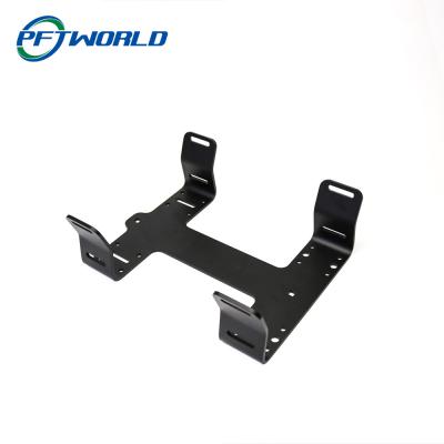 China Aluminum laser cut black oxide parts bracket for sale