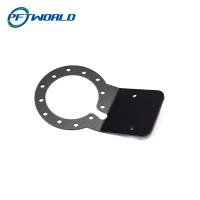 China Sheet Metal Parts Black Anodizing Laser Cutting Bending Aluminum Parts for sale