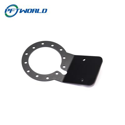 China Sheet Metal Parts Black Anodizing Laser Cutting Bending Aluminum Parts for sale