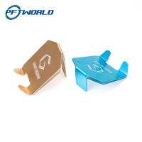 China Sheet Metal Parts, Multi-Color Aluminum Bending Parts, Silk Screen Patterns for sale