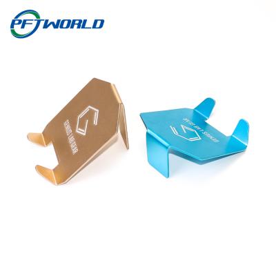 China Sheet Metal Parts, Multi-Color Aluminum Bending Parts, Silk Screen Patterns for sale