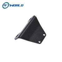 China Black Bracket Sheet Metal Bending Parts Powder Coating OEM ODM Custom Size for sale