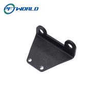 China Customized bending sheet metal black bracket for sale