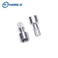 China Precision CNC Machined Aluminum Parts Bright Silver Oxidation Can Be Customized for sale