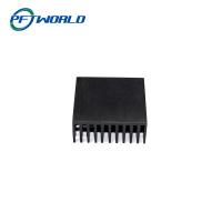 China CNC Machined Aluminum Parts, Precision Aluminum Radiator, Black for sale