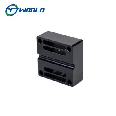 China CNC machined aluminum black hardware for sale