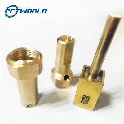 China Precision machining custom electroplated CNC brass parts for sale