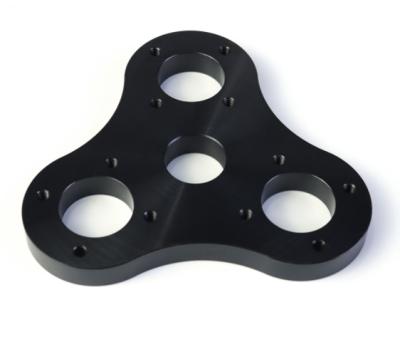 China C45 steel CNC processed parts with combined turning and milling blackening treatment for sale