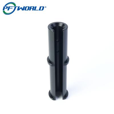 China Custom CNC Machined Black POM Guide Sleeve | Precision Acetal Turning & Milling Parts for sale