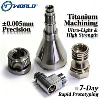 China Custom Titanium Aerospace Marine Robotics Tight Tolerance CNC Turned Components Turning Parts for sale