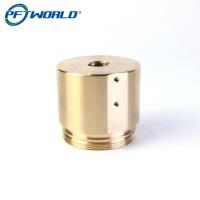 China Custom CNC Brass Threaded Sleeve Precision Turning Parts with H59 Brass Material and ±0.01mm Tolerance for sale
