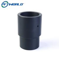 China Custom CNC Machined PVC Parts Precision Turned Bushing With Thread for sale