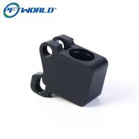 China Custom CNC Milled Delrin Clevis Brackets Black POM Clamp Blocks for sale