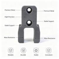 China Custom CNC Milled 1Cr17Ni2 Quenched Tempered U-Shape Fork Parts for sale