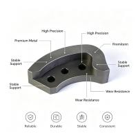 China Custom CNC Milled And Ground 1Cr17Ni2 Arc Parts With Pockets for sale