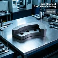 China Custom CNC Milled And Ground 1Cr17Ni2 Arc Parts With Pockets for sale