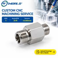China Customized Logo Durable Metallic Hex Threaded Adapter and Threaded Adapter for CNC Turning Parts for sale
