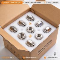 China Customized Logo Durable Metallic Hex Threaded Adapter and Threaded Adapter for CNC Turning Parts for sale