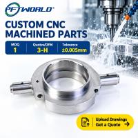 China Custom CNC Machined Ring Housing Component with Ground Bore and 0.005mm Tolerance for Precision Annular Housing Assemblies for sale