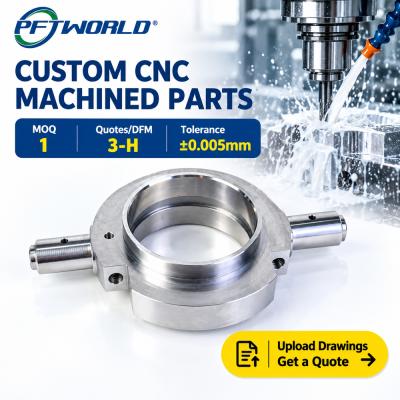China Custom CNC Machined Ring Housing Component with Ground Bore and 0.005mm Tolerance for Precision Annular Housing Assemblies for sale