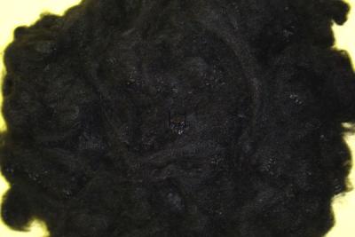 China Jiangyin Huahong Dyed Recycled Psf Polyester Staple Fiber Black For Spinning Industry Standard 1.2Dx38mm DDB for sale