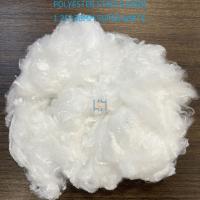 China Super White Polyester Staple Fibre For Sewing Thread And Textile 1.2Dx38mm SW for sale