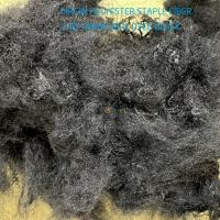 China Spinning Blending Virgin Polyester Staple Fiber Dope Dyed Black 1.4D x 38mm DDB for sale