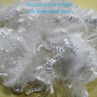 China Super Bright Compliant Recycled Polyester Staple Fiber With OEKO TEX STANDARD 100 For Sewing Thread & Spinning for sale