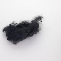 China Black Recycled Polyester Fiber 1.2Dx32mm DDB For Textile Production Dyed Fiber for sale