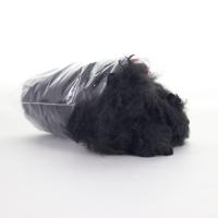 China Spunlace Recycled Psf Polyester Staple Fiber Top Notch And Durable For Dyed Non Woven Black 1.5Dx38mm for sale
