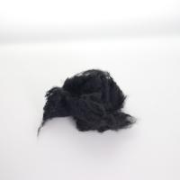 China Spunlace Recycled Psf Polyester Staple Fiber Top Notch And Durable For Dyed Non Woven Black 1.5Dx38mm for sale