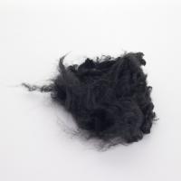 China High Tenacity Dope Dyed Black Virgin Polyester Staple Fiber 1.2Dx32mm For Spinning for sale